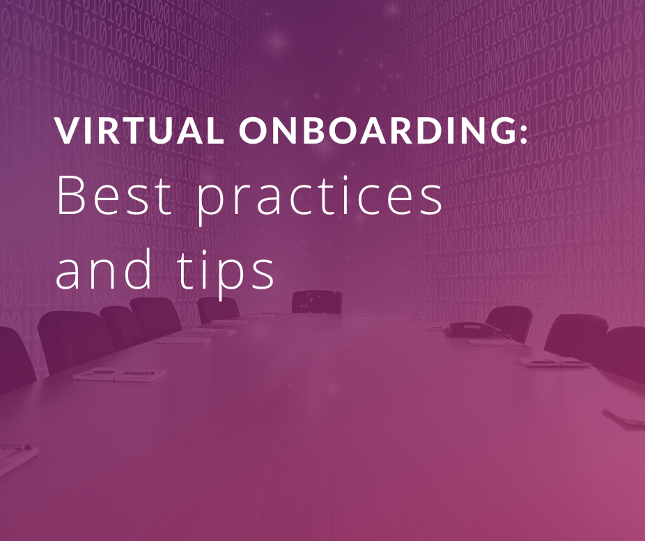 Virtual Onboarding - Best practices and tips - RMK Talent Solutions